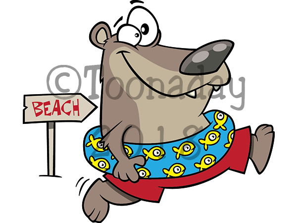 BeachBear - Toonaday - Summer Cartoons