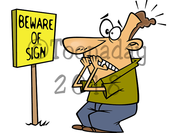 BewareOfSign2 Toonaday - BewareOfSign2