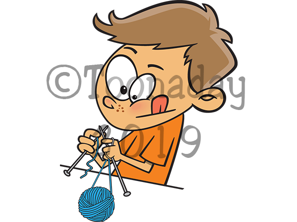 KnittingBoy - Toonaday KnittingBoy