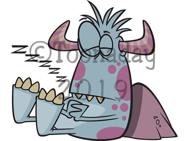 SleepingMonster - Toonaday SleepingMonster