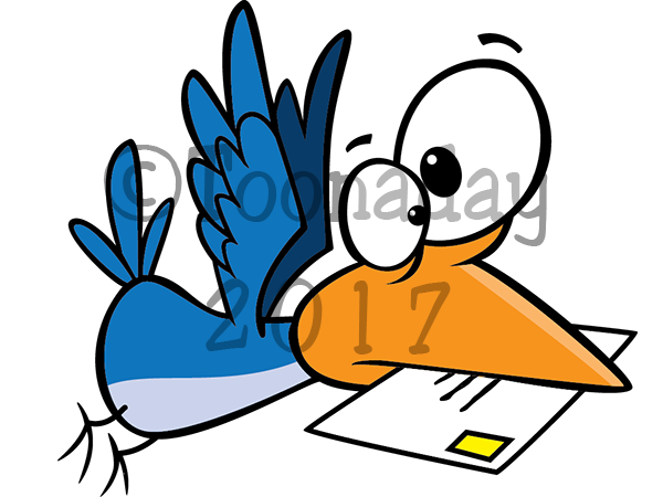 Airmail - Cartoon Characters by Toonaday