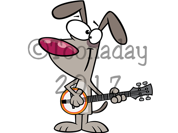 BanjoDog2 - Toonaday - Animal Cartoons