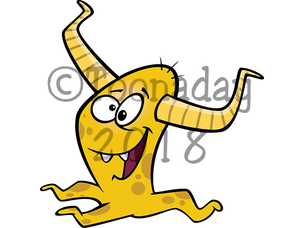 LittleMonsterYellow - Toonaday LittleMonsterYellow