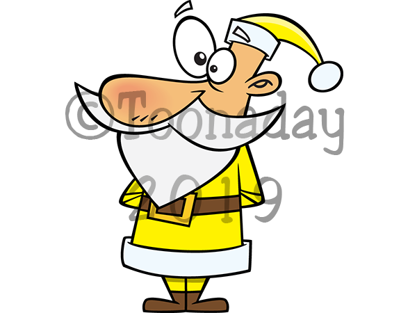 SantaYellow - Toonaday SantaYellow